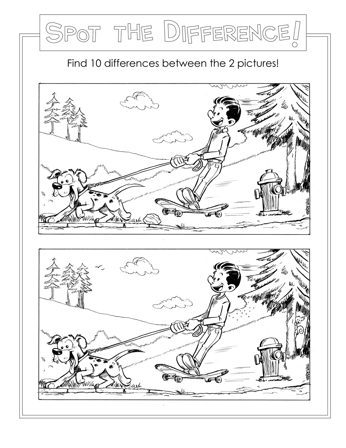 Spot The Difference Worksheets Activity Shelter