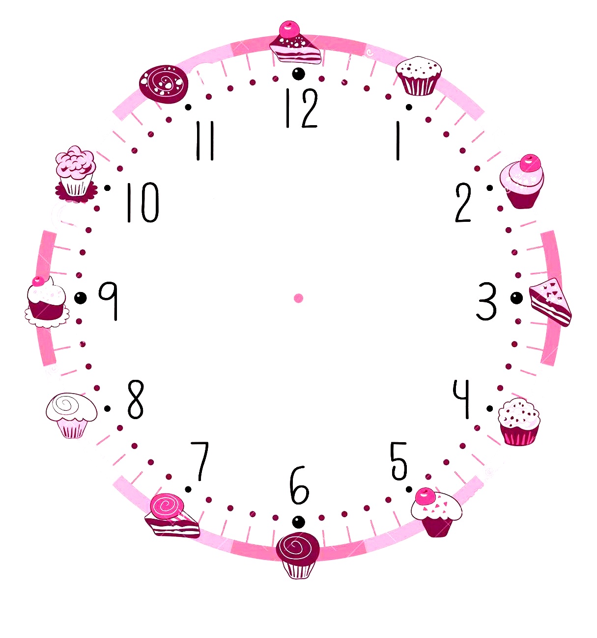 Clock Faces Template