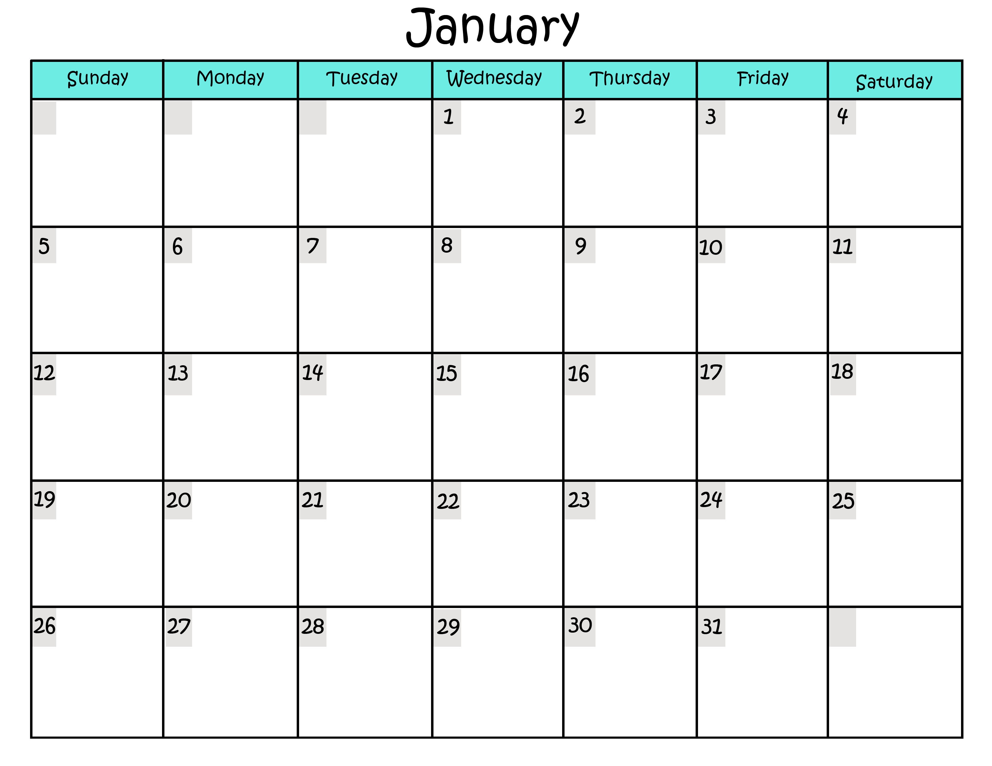 Sample Calendars To Print Activity Shelter