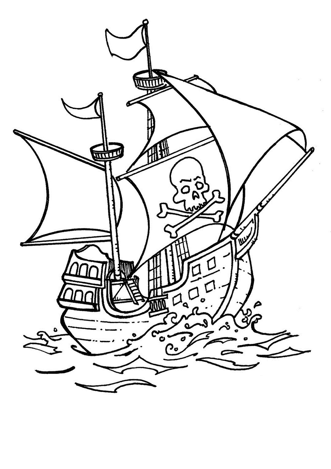 Pirate Ship Printable Printable Word Searches