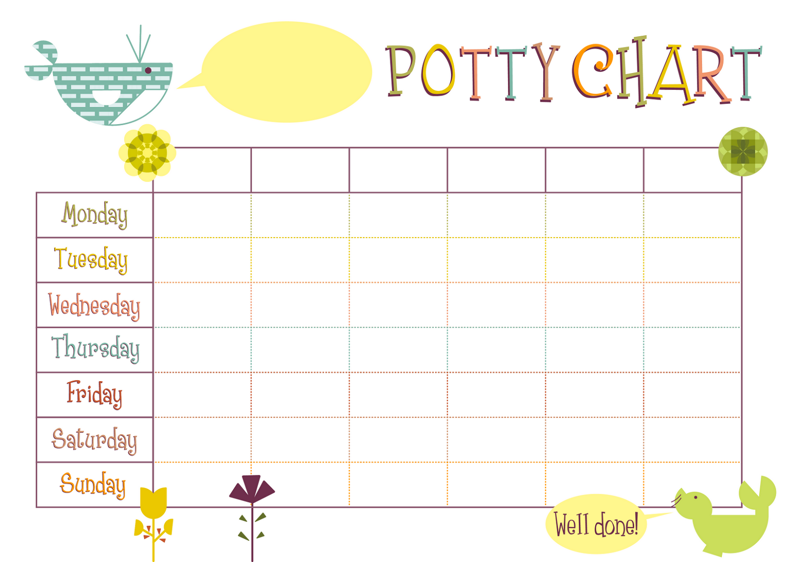 Reward Charts Templates Activity Shelter