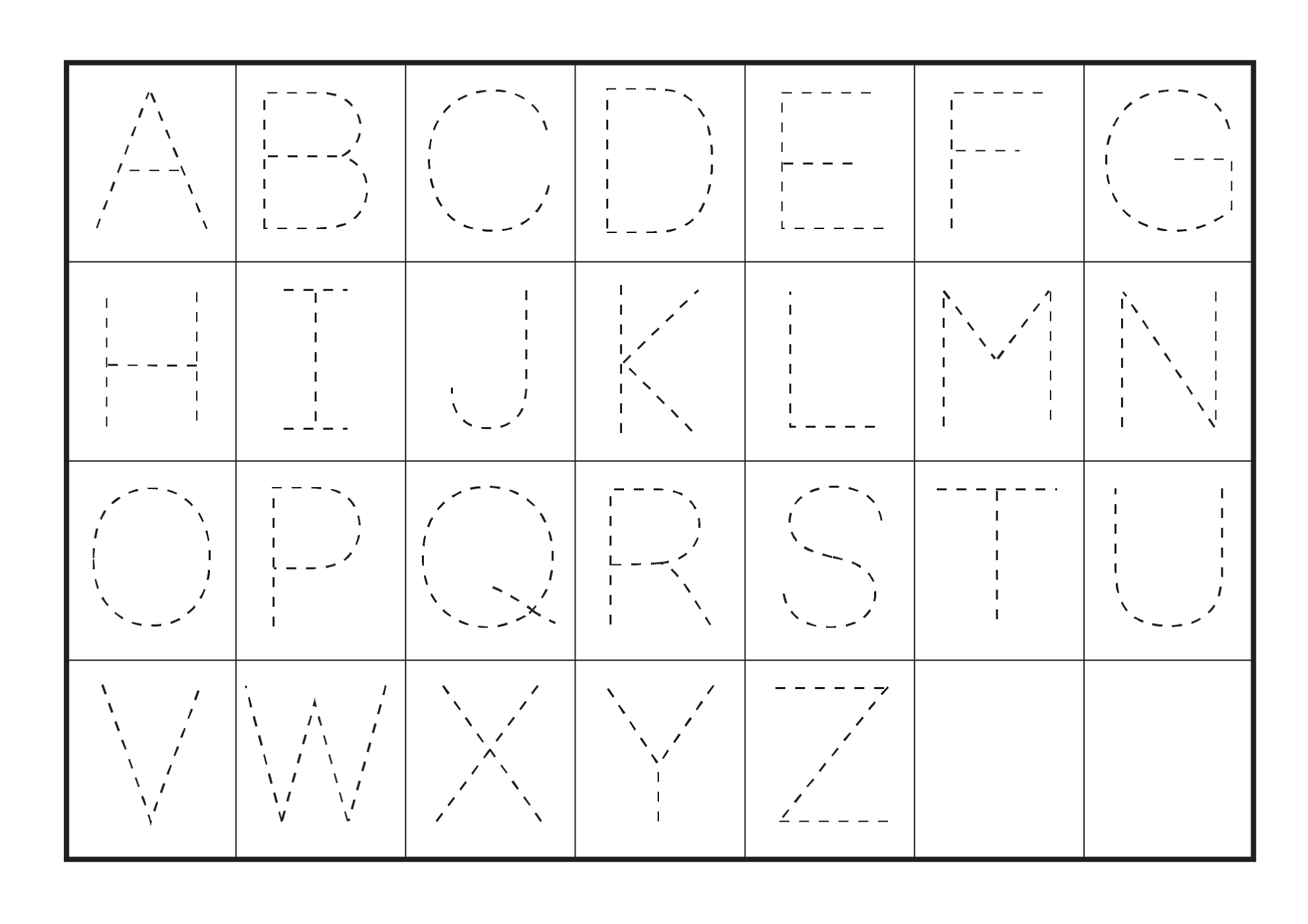 Trace The Letters Worksheets Activity Shelter Free Printable Alphabet 