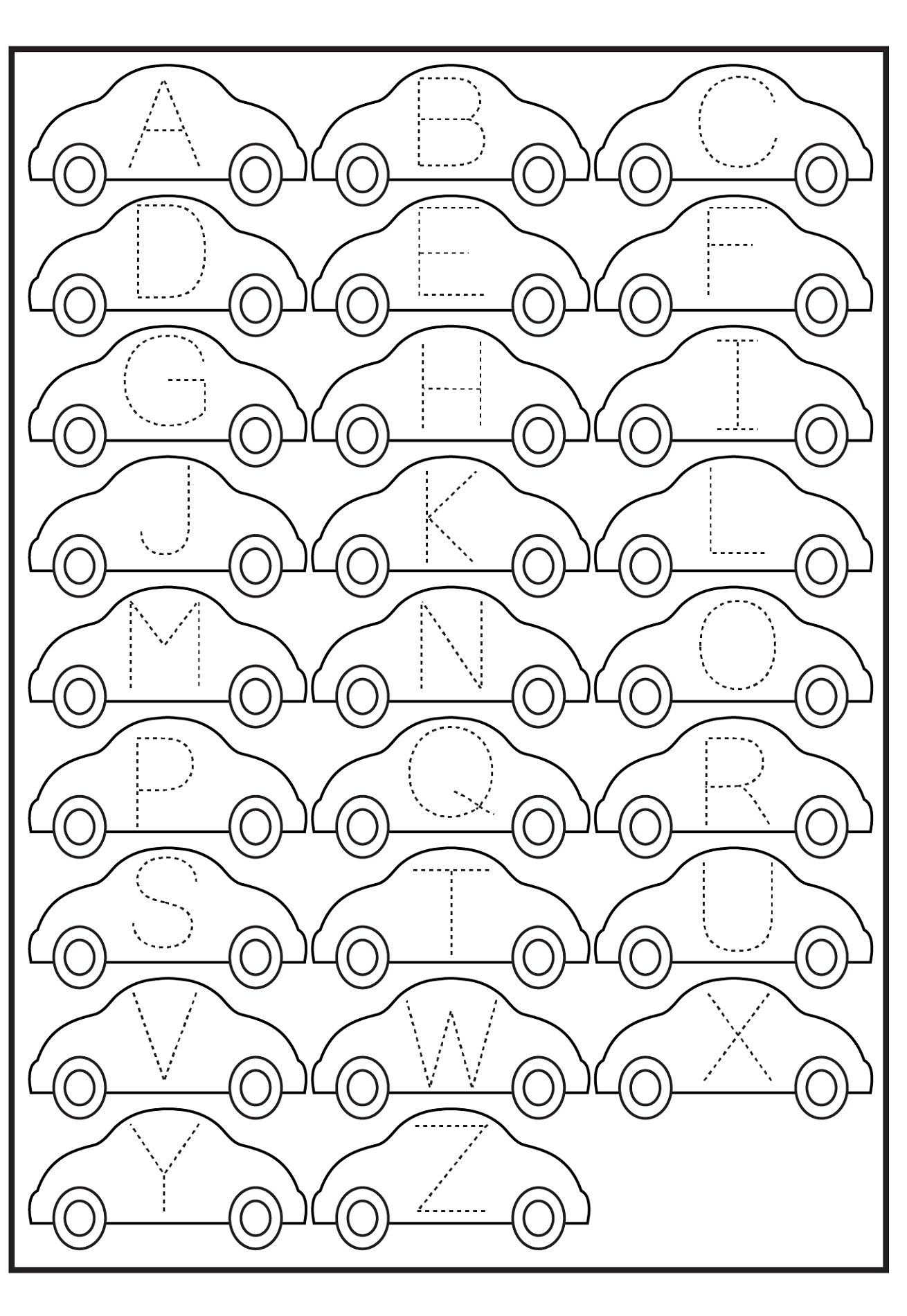 Printable Abc Tracing Worksheets