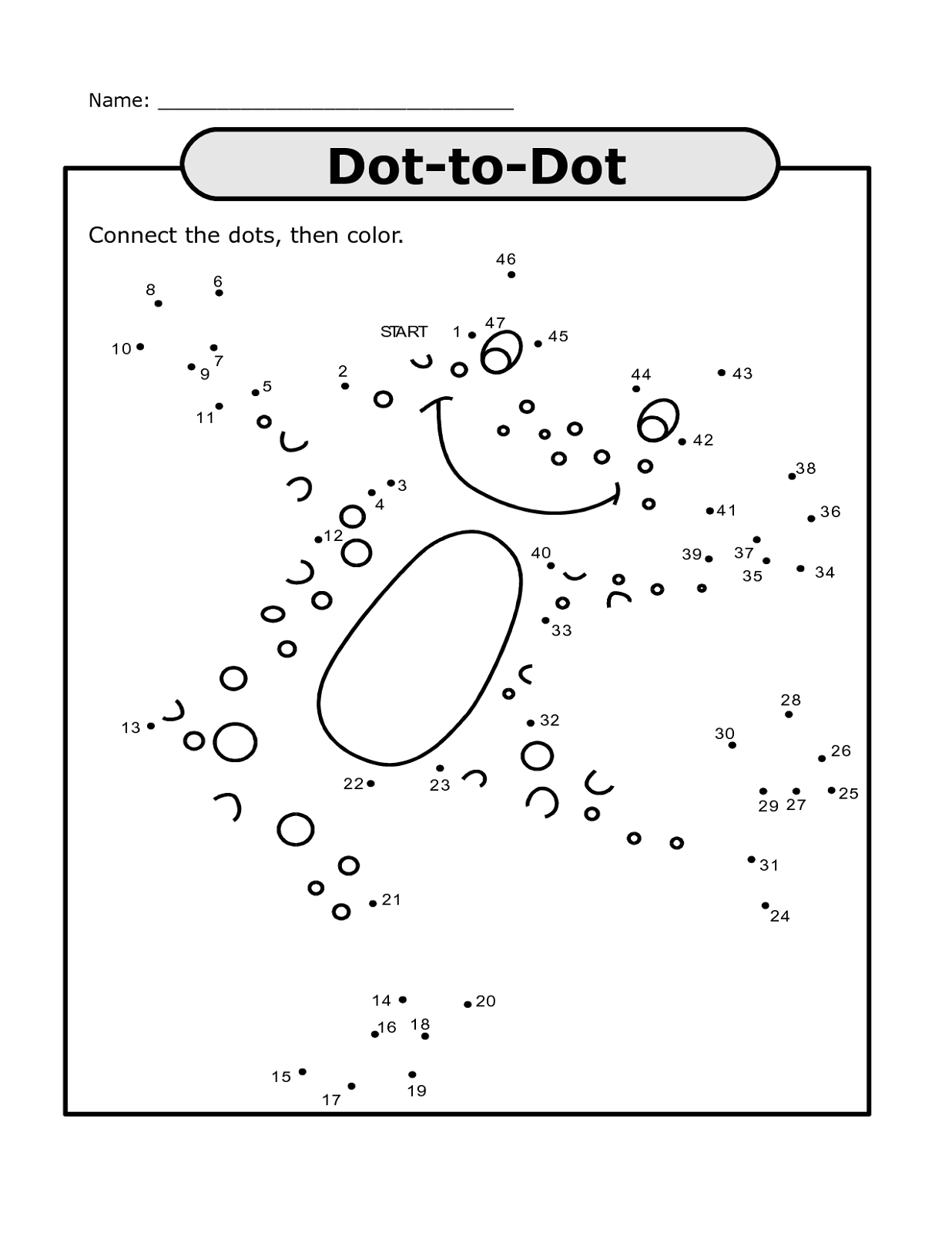 Printable Join The Dots Sheets For Kids Activity Shelter