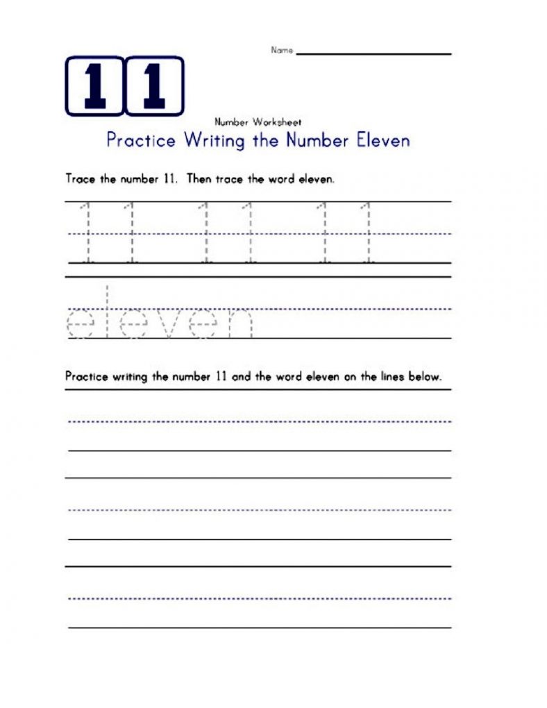 Number 11 Worksheets Printable Activity Shelter Number 11 Worksheets Printable Activity Shelter