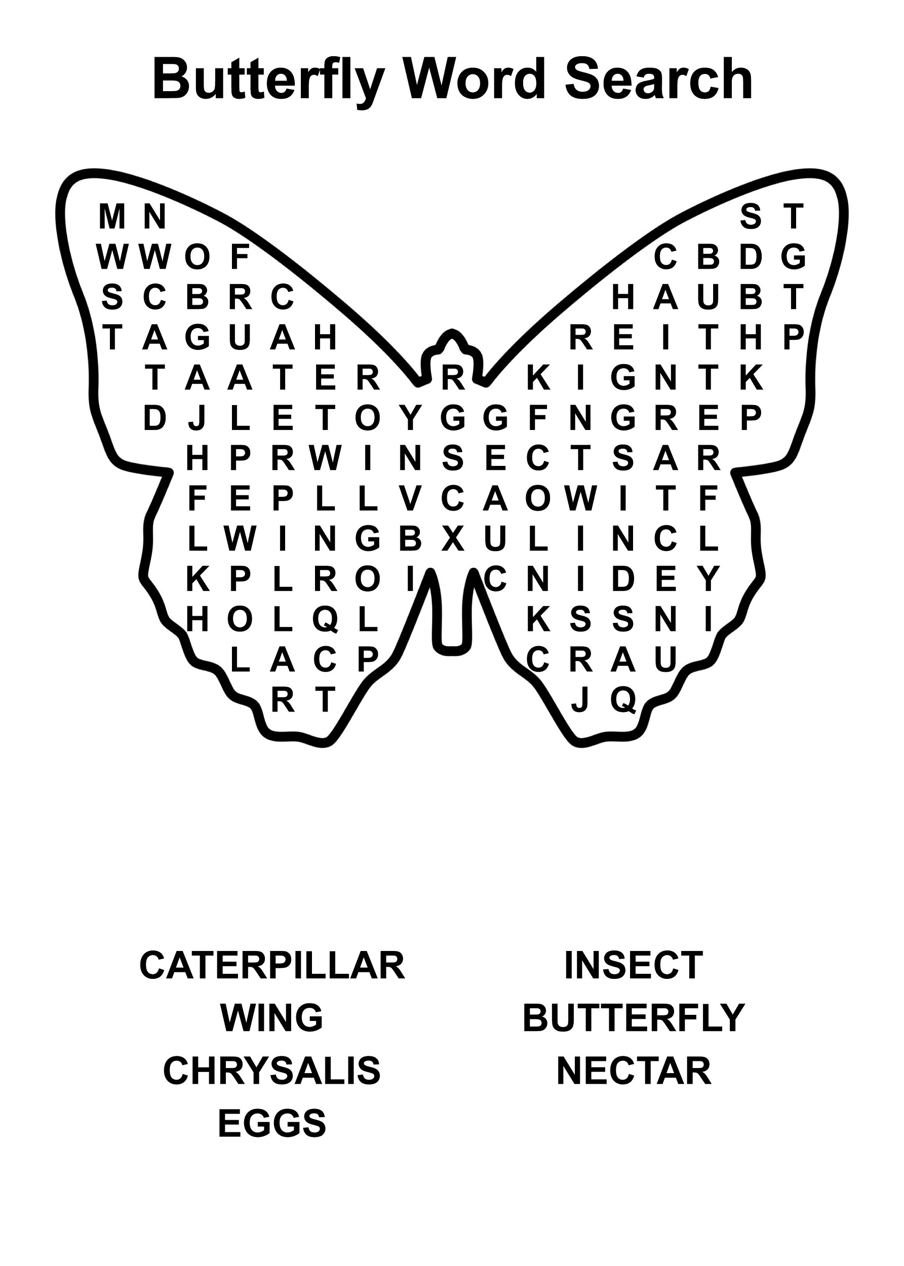 Free Easy Word Searches For Kids Activity Shelter