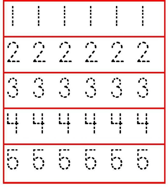 Trace The Numbers Worksheets Activity Shelter Trace The Numbers Worksheets Activity Shelter