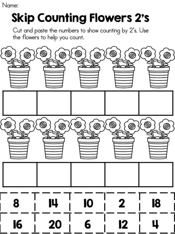 Count By 2 Worksheet Kindergarten Count By 2 Worksheet Kindergarten