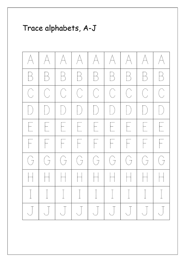 Free Traceable Letters Activity Shelter