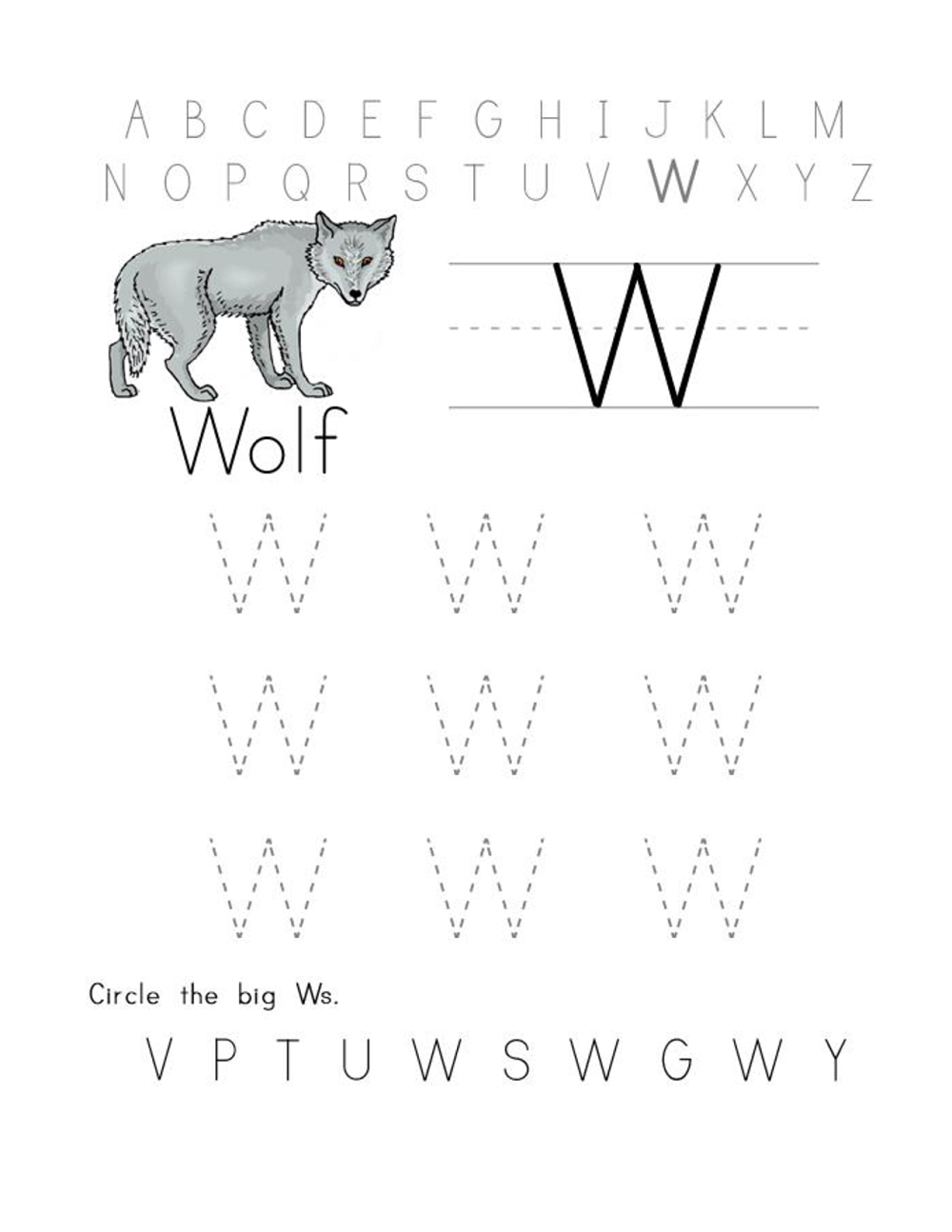 Alphabet Letter Tracing Printables Activity Shelter