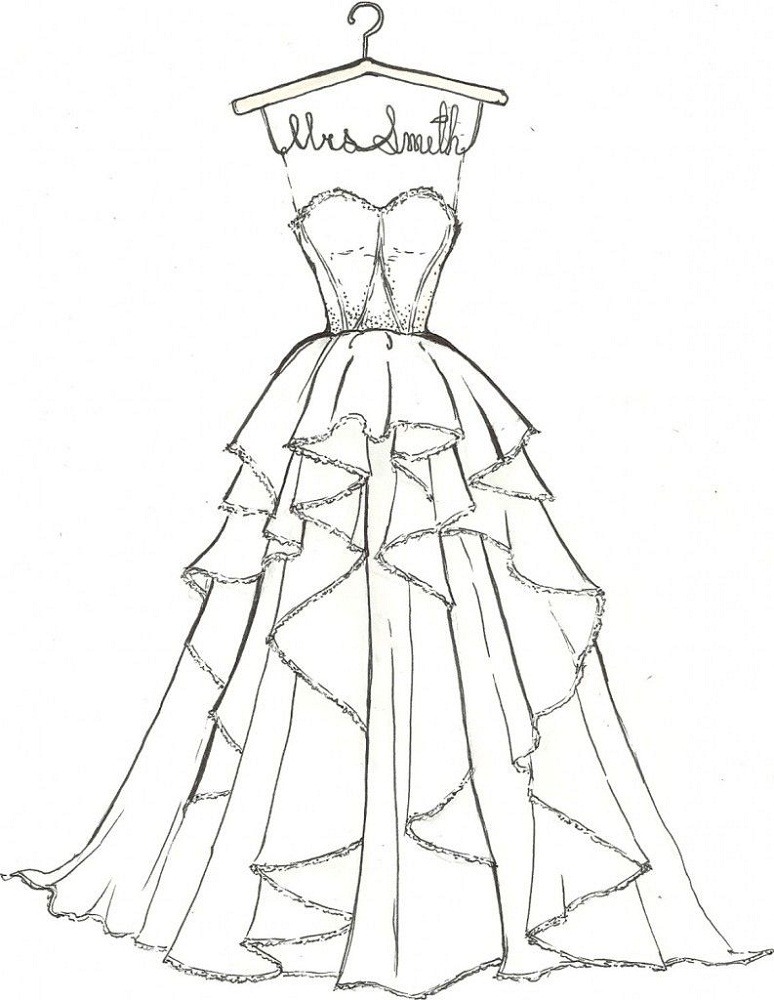 Wedding Dress Coloring Pages For Girls Activity Shelter Wedding Dress Coloring Pages For Girls Activity Shelter