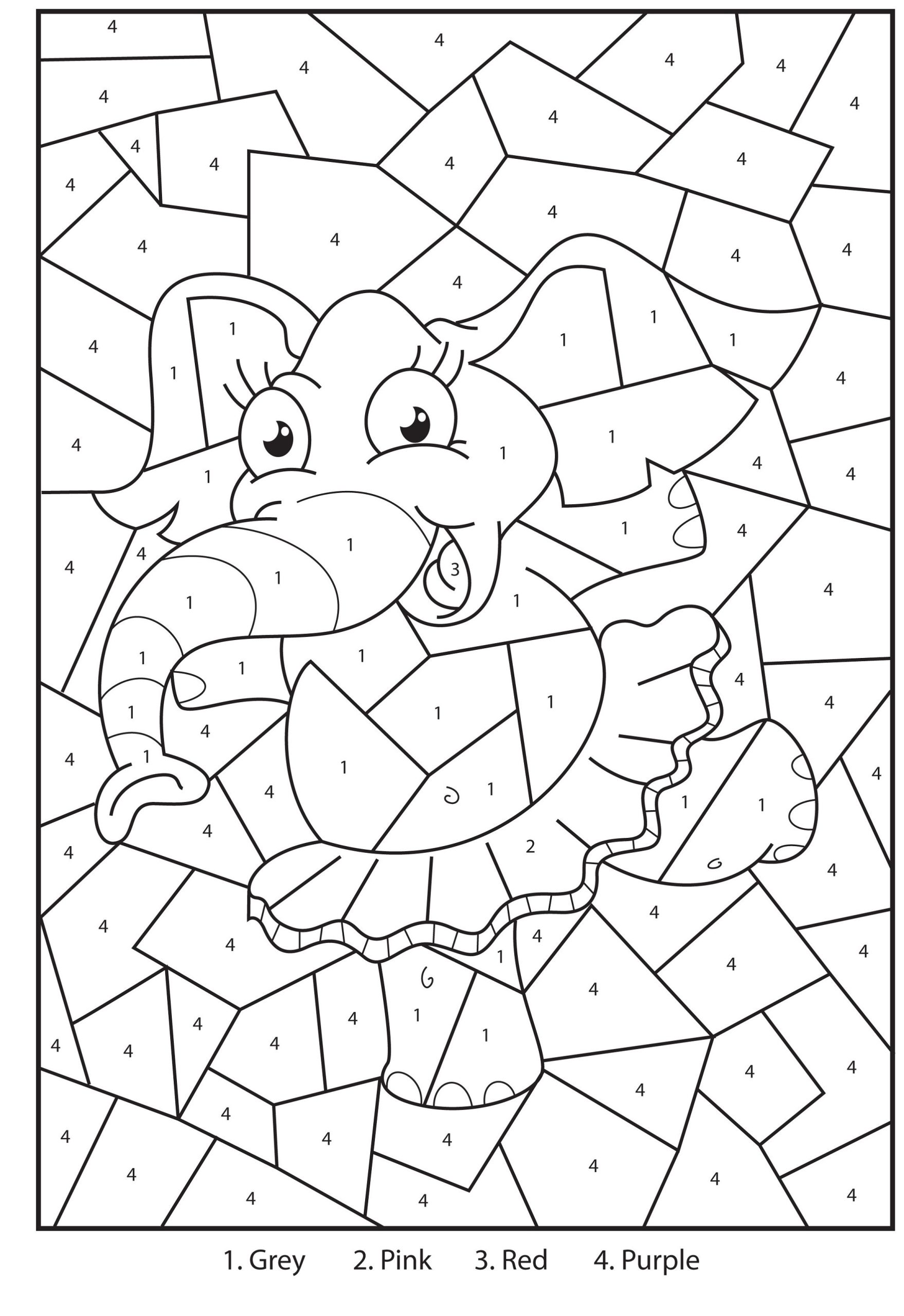 Free Color by Numbers for Adults | Activity Shelter Free Color by Numbers for Adults | Activity Shelter